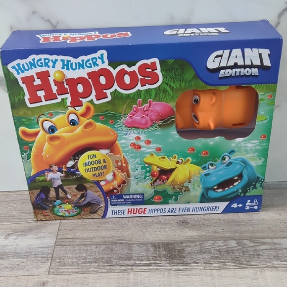 hungry hungry hippos | Toys | Giant Edition Game Multicolor | Poshmark